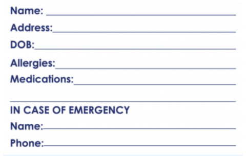 Wallet Cards | Aphasia Recovery Connection